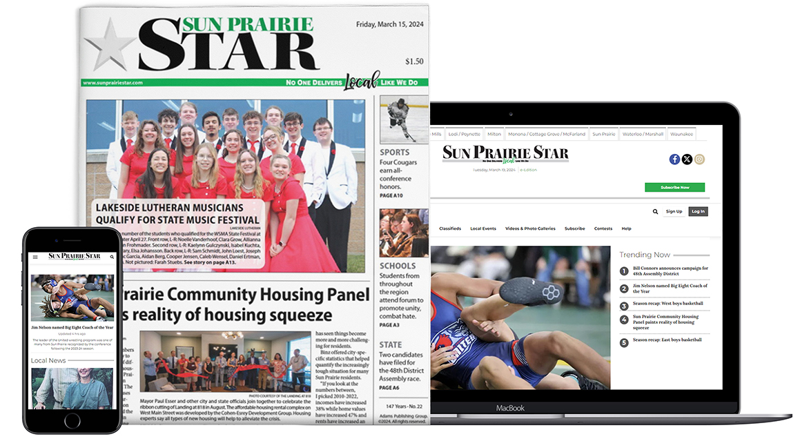 Sun Prairie Star Subscription & Home Delivery Options | Subscriber Services